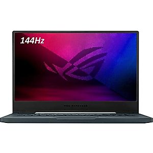 ASUS ROG Zephyrus M15 15.6" Full HD 144HZ Gaming Laptop, Core i7-10750H, RGB Backlit Keyboard, Bluetooth, HDMI Output, NVIDIA GeForce GTX 1660 Ti Graphics, Windows 10, Gray (16GB RAM | 512GB PCIe SSD)