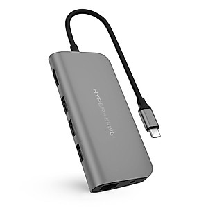 Hyperdrive Power 9-in-1 USB C HUB Space Grey