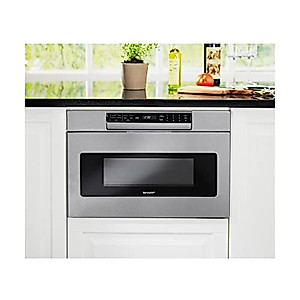 Sharp SMD2470AS Microwave Drawer Oven, 24-Inch 1.2 Cu. Feet, Stainless Steel
