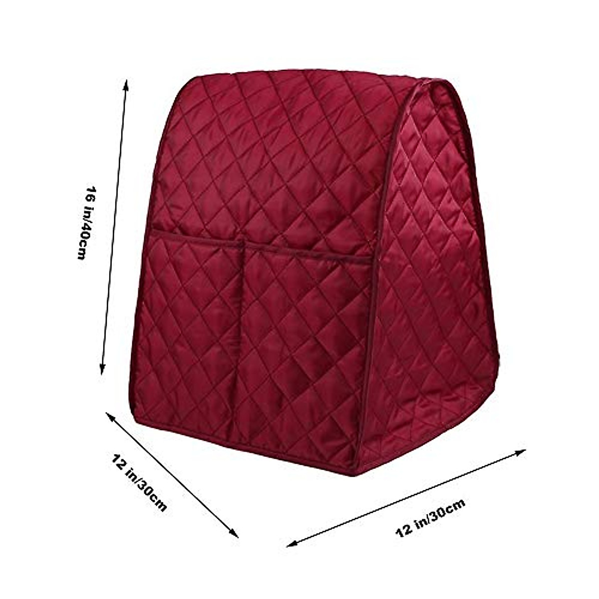 Stand Mixer Cover Dustproof Kitchen Aid Mixer Covers Waterproof Thicken Protective Covers with Organizer Bag for Kitchen Mixer (Red)