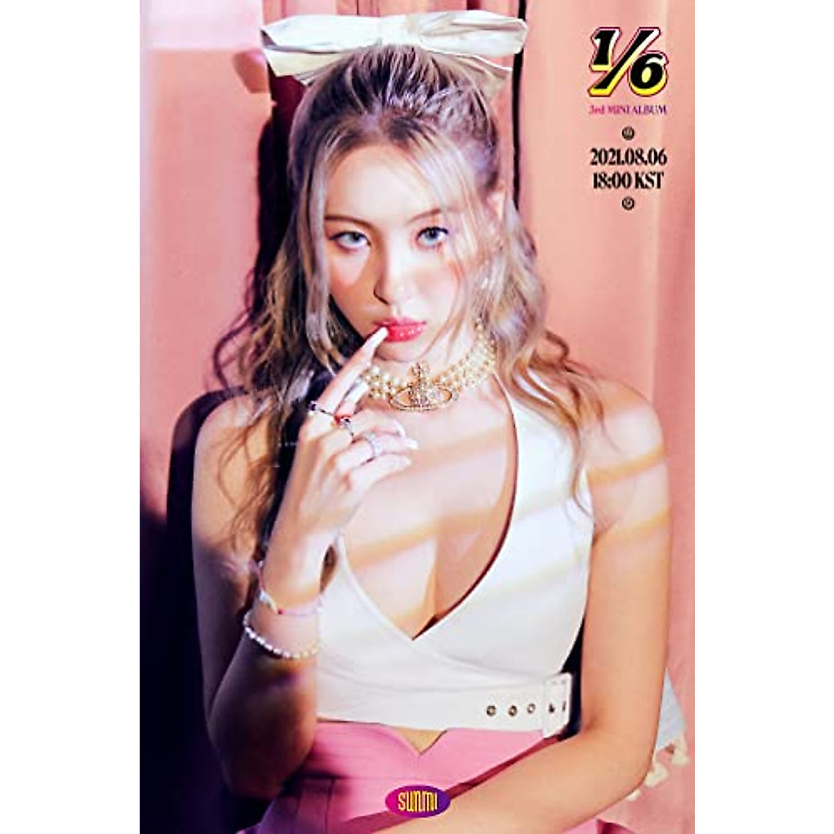 Sunmi One Sixth 1/6 3rd Mini Album CD+PhotoBook+Certificate+Deco Sticker+1p PhotoCard+Tracking Kpop Sealed