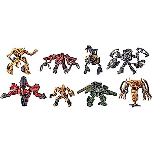XAGVHIM Transformer Toy, Studio Series 69 Revenge of The Fallen Devastator Constructicon KO Action Figures 8-Pack - Birthday Gifts Toy - 16"(Color : 8 Pack)