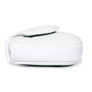 barudan golf Green White Shamrock Golf Headcover Head Covers Magnetic Mallet Putter Club Cover Protector Synthetic Leather Well Made for Odyssey 2ball Putters,Scotty Cameron,Tayormade,Ping (White)