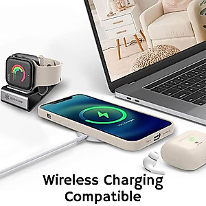 IceSword iPhone 12 Pro Max Case Stone, Liquid Silicone Shockproof Phone Case Cover, Light Beige Tan Cream Warm Sand Pearl Cute, Drop Protective 6.7" [Soft Anti-Scratch Microfiber Lining] 12PM - Stone