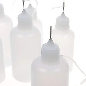 BCP 3pcs 30ml + 3pcs 50ml Steel Needle TIP Plastic Dropper Bottles, E-liquids, All Liquids Bottles