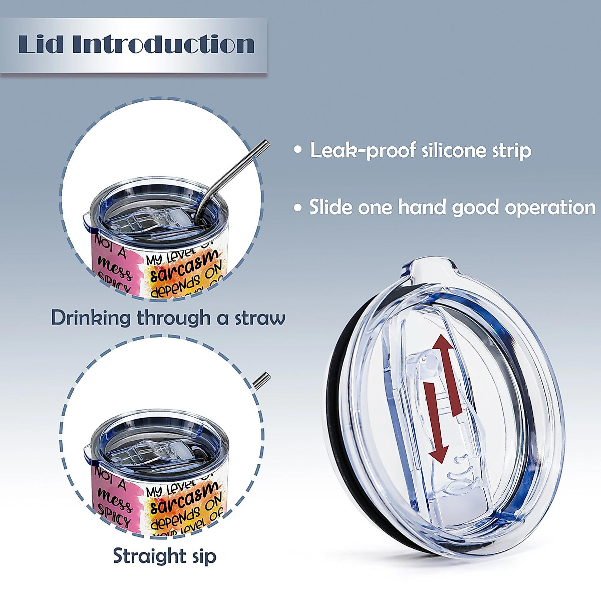 ATHAND 20 Oz Funny Sarcastic Quotes for Women,Birthday Gift for Women Girls,Idea for Best Friend Bestie, Coworker Mom Wife Coffee Travel Mug,Mom's Day Present,Multicoloured Insulated Tumbler with Lid