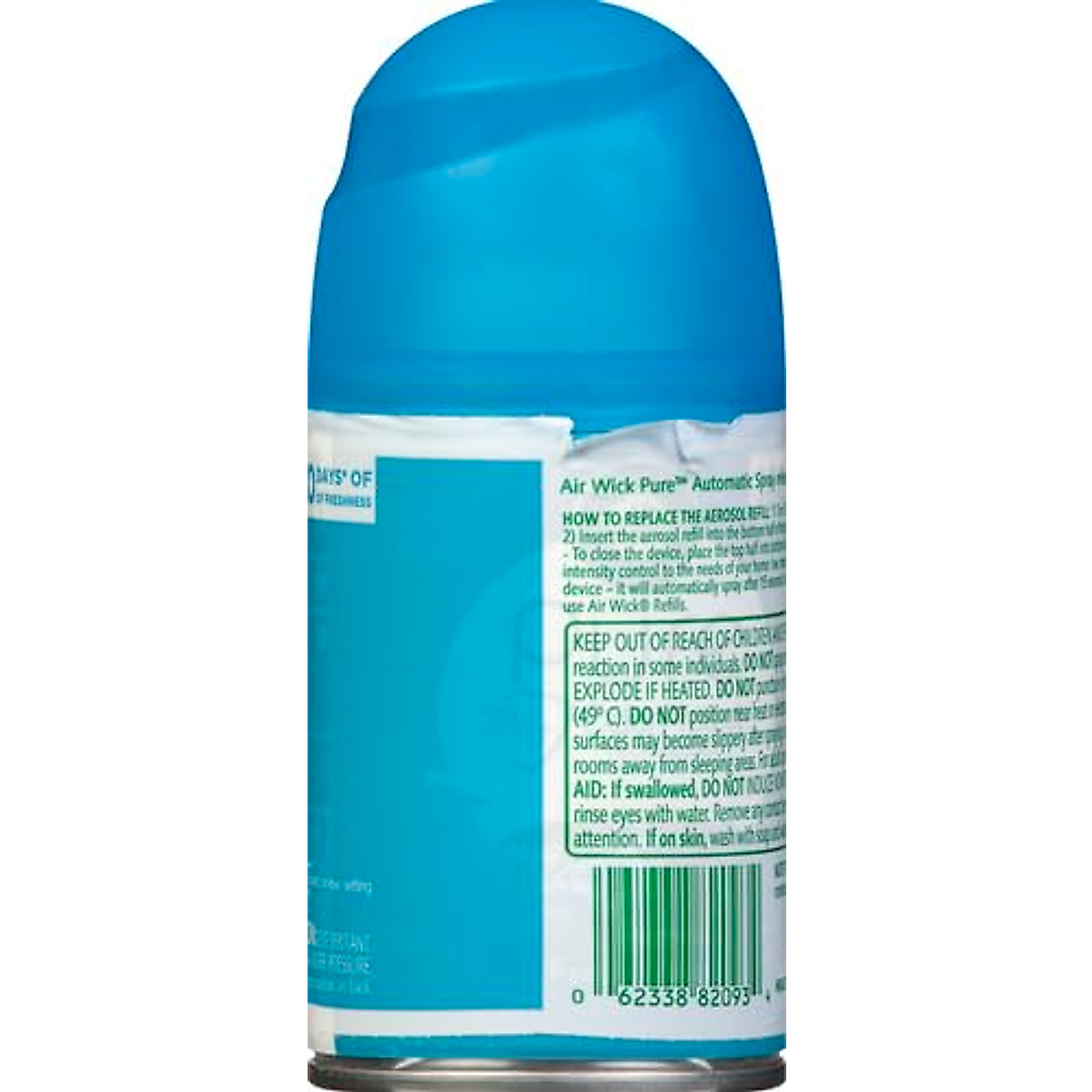 Air Wick Automatic Air Freshener Spray Refill, 2ct, Fresh Waters, Odor Neutralization, Essential Oils