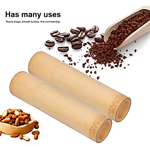 Restokki Food Jars Canisters, Smell Proof Containers, Weed Container, 2Pcs Tube Portable Tea Storage Cylinder Mini Round Spices Storage Jar