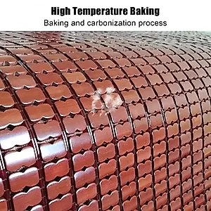 XNSHUNHOYN Foldable Summer Sleeping mat, Bamboo Cooling Bed Mattress,Insulated Breathable Bed Mat for Home School Dormitory,Suitable for All Ages,120x190cm(47.2x75in)