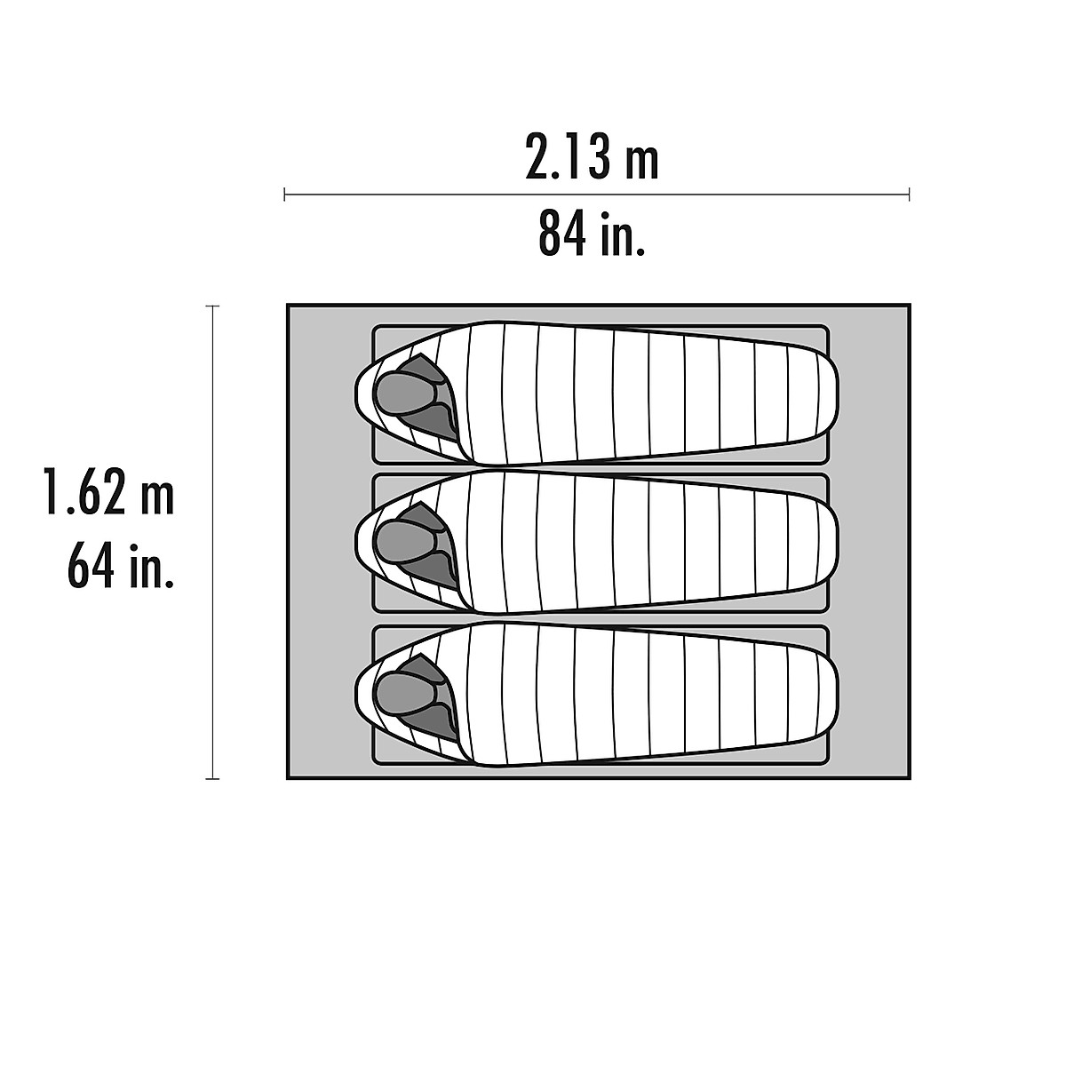 MSR Thru-Hiker Mesh House 3-Person Ultralight Mesh Backpacking Tent