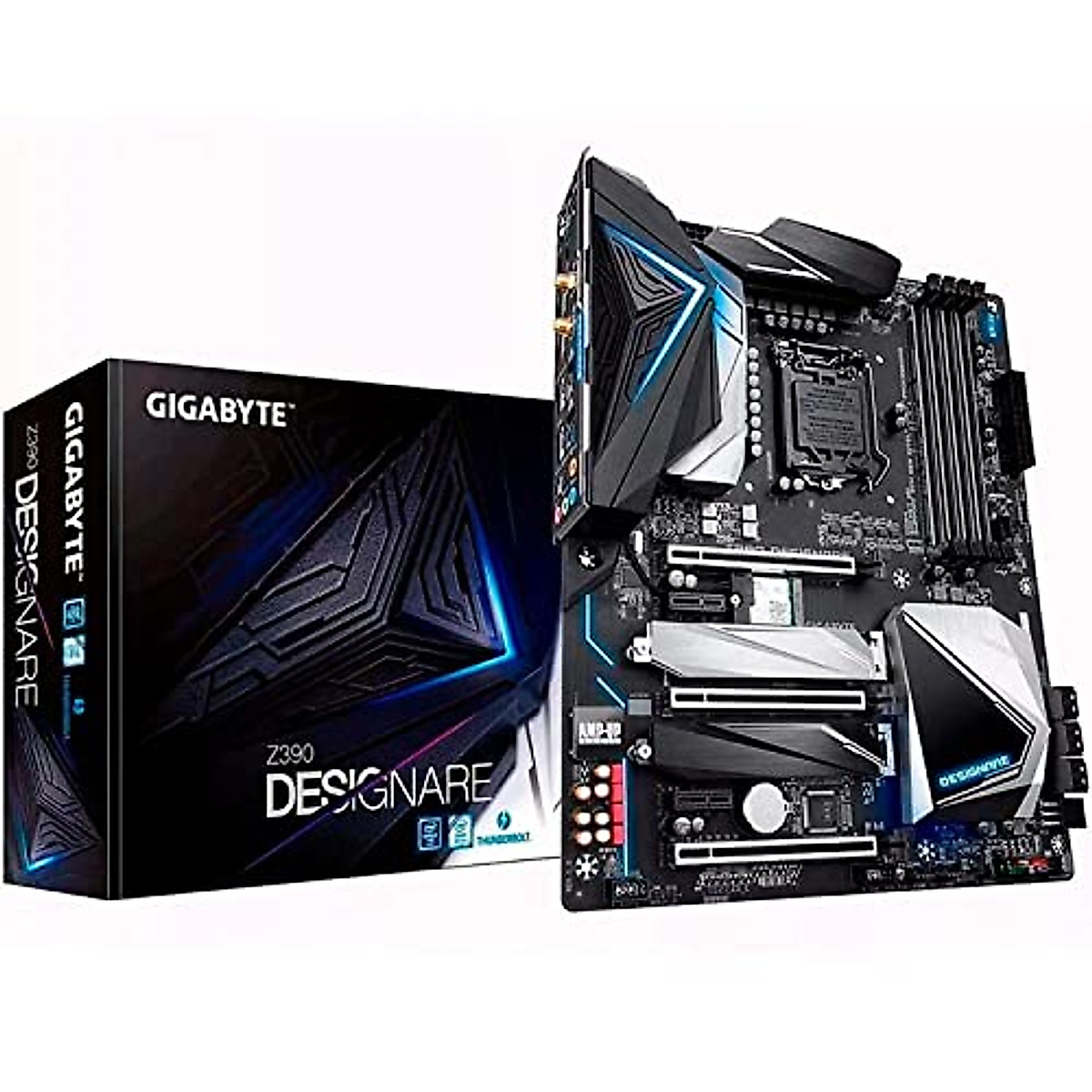 GIGABYTE Z390 DESIGNARE Gigabyte (Intel LGA1151/Z390/ATX/2xM.2/Thunderbolt 3/Onboard AC Wifi/12+1 Phases Digital Vrm/Motherboard)