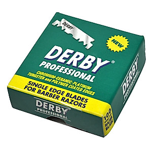 500 "Derby Professional" Single Edge Razor Blades for straight razor
