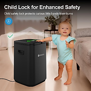 CooCoCo Towel Warmer, 23L Large Hot Towel Heater Bucket for Bathroom, Blanket Warmer with Child Lock and Timer, LED Display, Delay Time Up to 24 Hours, House Warming for Women, Men