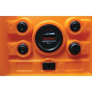 Plasticade Flagger Lighting Station & Work Area Light, 4,000 Lumens, Portable, Waterproof Case, Adjustable Light Heads, 8-Foot Light Elevation, Temporary Construction Lighting in Any Weather