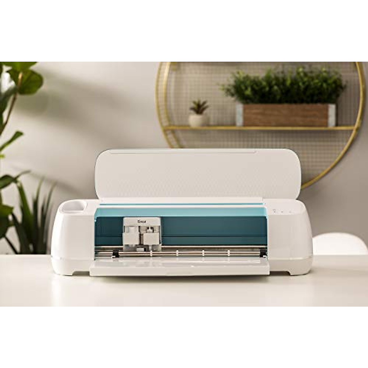 Cricut Maker - Smart Cutting Machine - With 10X Cutting Force, Cuts 300+ Materials, Create 3D Art, Home Decor & More, Bluetooth Connectivity, Compatible with iOS, Android, Windows & Mac, Blue