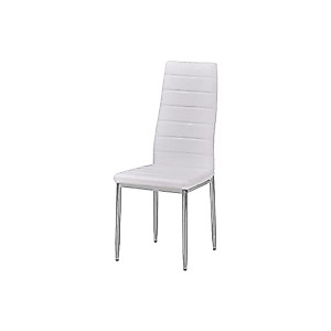 Best Master Furniture Trina Modern Living Parson Chairs, Set of 2, White