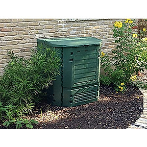 Exaco ThermoKing 900-NP Thermo King Compost Bin, 240 Gal Giant Composter, Green