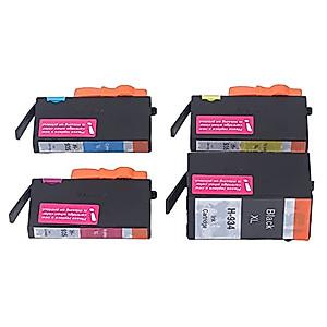 Fafeicy Ink Cartridge,4 Color Refill Cartridge Replacement Desktop Photo Printers for Officejet