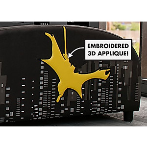 Delta Children Upholstered Twin Bed, DC Comics Batman