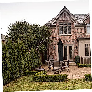 Cabilock 1Pc Umbrella Drying Rack Cover Lawn Laundry Hanging Rack Drying Racks Outdoor Clothes Drying Rack Rotary Washing Line Cover Rotary Dryer Cover Zipped Washing Line Cover to Rotate