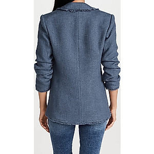 Cinq a Sept Women's Tall Size Boucle Khloe Blazer, Shadow, 4