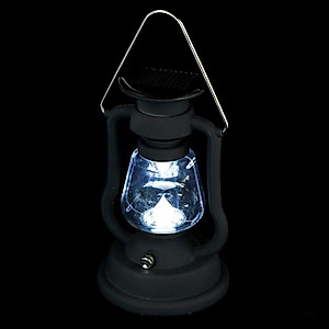 Solar Power Lantern Antique Light Lamp 7 LED for Garden Patio Umbrella Lamp Tree Pool Pavilion Lawn Porch Decor Camping Lantern Hurricane Lantern