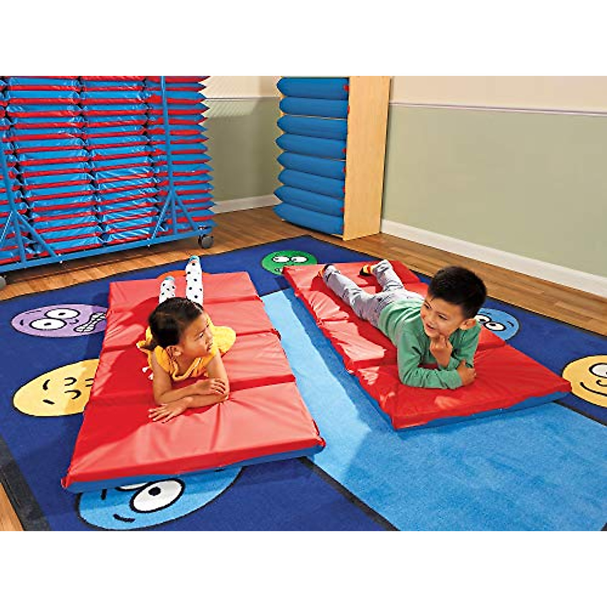 Children’s Factory, Angeles Universal Cart, AFB7930, Mobile Nap Mats & Soft Play Equipment Storage, Daycare, Preschool, Nursery or Classroom Organizer