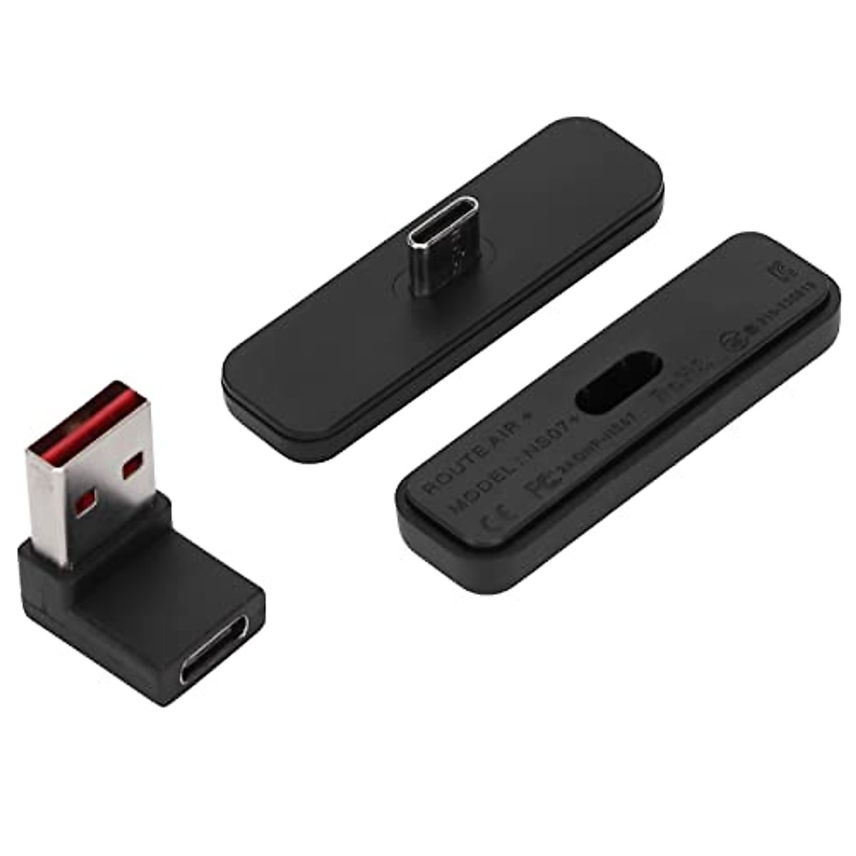 Kafuty-1 Bluetooth Adapter for Nintendo Switch & Lite, for PS4, for PS5, for Win 8 and Above PC, Wireless Audio Transmitter with aptX Low Latency, with USB C to A Converter