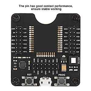 1 pcs ESP-WROOM-32 Adapter, Small Batch Test Burn Fixture Test Board Burn Fixture for ESP-WROOM-32 Minimum System Development Board 27g/1.0oz