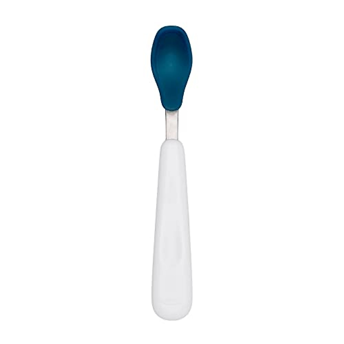 OXO Tot Feeding Spoon Set with Soft Silicone, Navy , 2 Count (Pack of 1)