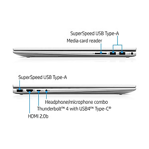 HP 2022 Envy 17.3" FHD Touchscreen Laptop Computer, 11th Gen Intel Core i7-1165G7, 16GB RAM, 1TB PCIe SSD, Backlit Keyboard, Iris Xe Graphics, Webcam, B&O Audio, Win 11 Pro, Silver, 32GB USB Card