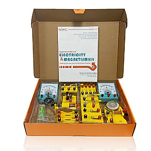 Teenii STEM Electricity & Magnetism Kit - Electromagnetism Experiments for Kids Age 8-16