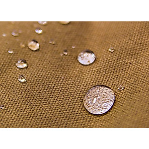 READYWARES Waxed Canvas Firewood Carrier, Heavy Duty Firewood Log Carrier, Classic Durable Design Tan