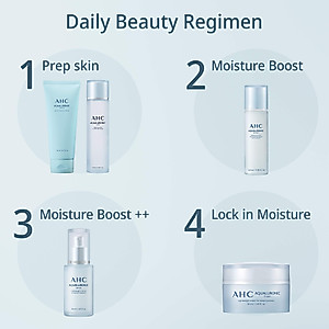 Aesthetic Hydration Cosmetics AHC Face Serum Aqualuronic Hydrating Aqualuronic Korean Skincare 1.01 oz