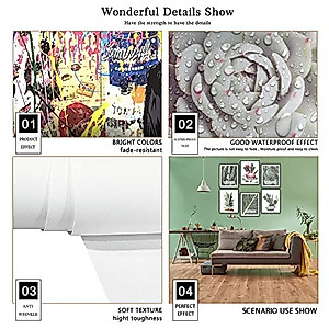 Admmixoo Bathroom Decor Wall Art Prints Glam Glitter Tissue Black Gold Funny Bathroom Toilet Paper Artwork for Wall Black White Yellow Modern Fashion Art Gallery Wall Set (8"x10" UNFRAMED)