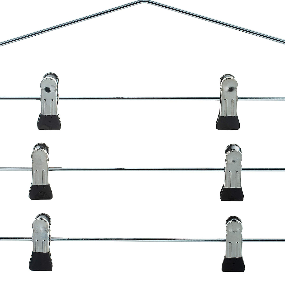 Organize It All 4 Tier Swing Arm Slack Rack Hanger, Closet Organizer for Pants, Scarves, Skirts