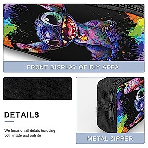 Stitch 3PCS Backpack Casual Bags with Insulated Lunch Bag Tote And Pencil Case Box Pouch for Teen Boys Girls