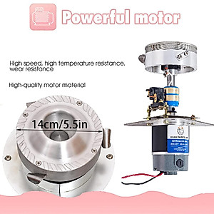 Candy Floss Maker Machine Commercial, Cotton Candy Maker Floss Machine Cart 1350W, Temperature and Speed Control, Tabletop Commercial Cotton Candy Sugar Maker