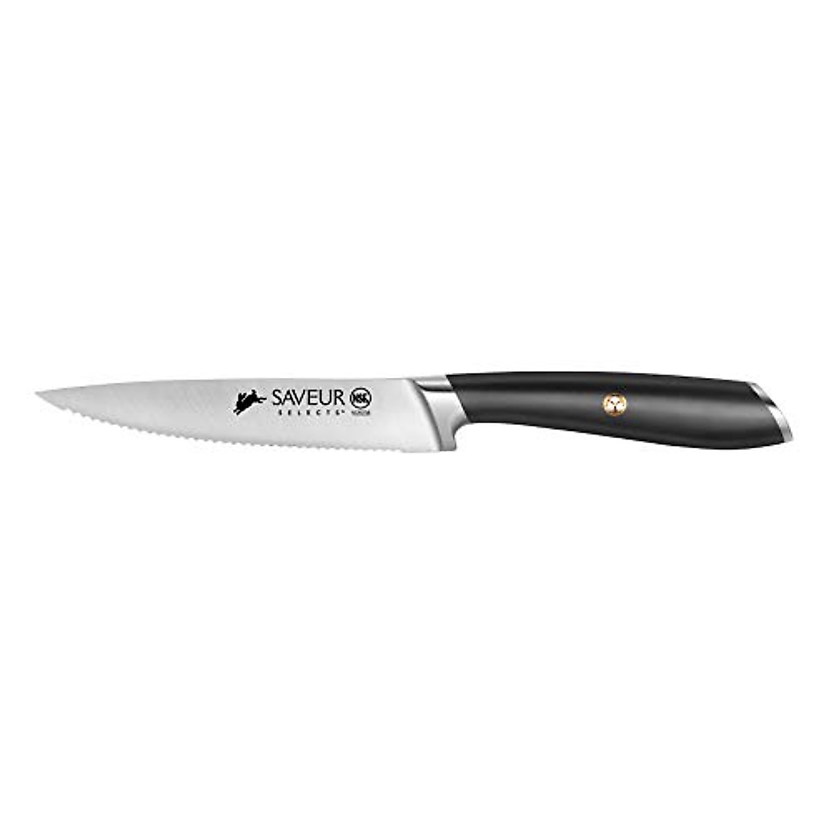 SAVEUR SELECTS 1026238 German Steel Forged 5" Serrated Utility Knife