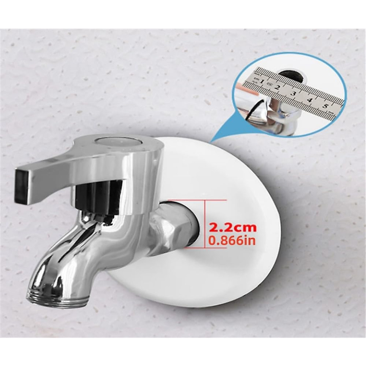 2 pcs Wall Split Flange Self-Adhesive tape Round Escutcheon Various pipes Plate Cover for Water Pipe Faucet Decoration Accessories (33mm/1.32in)