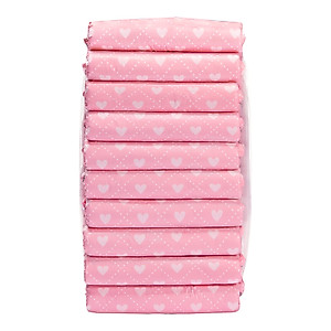 Littleforbig Printed Adult Brief Diapers 80 Pieces (8 Packs) - Blushing Baby(L)