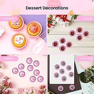 NUOMI 1 Inch Super Mini Cupcake papers Liners Baking Cups 1000 Pack Muffin Lining Wrappers, Pink