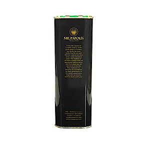 Mr. Papou's | Extra Virgin Olive Oil | First Cold Pressed | Family Owned | Harvested in Greece | 3 Liter - 101.4 fl oz (3 Liter)