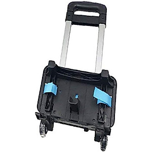 Backpack Hand Truck KAMOD Wheeled Cart Trolley Hand Aluminium Alloy Folding Trolley Cart for Schoolbag