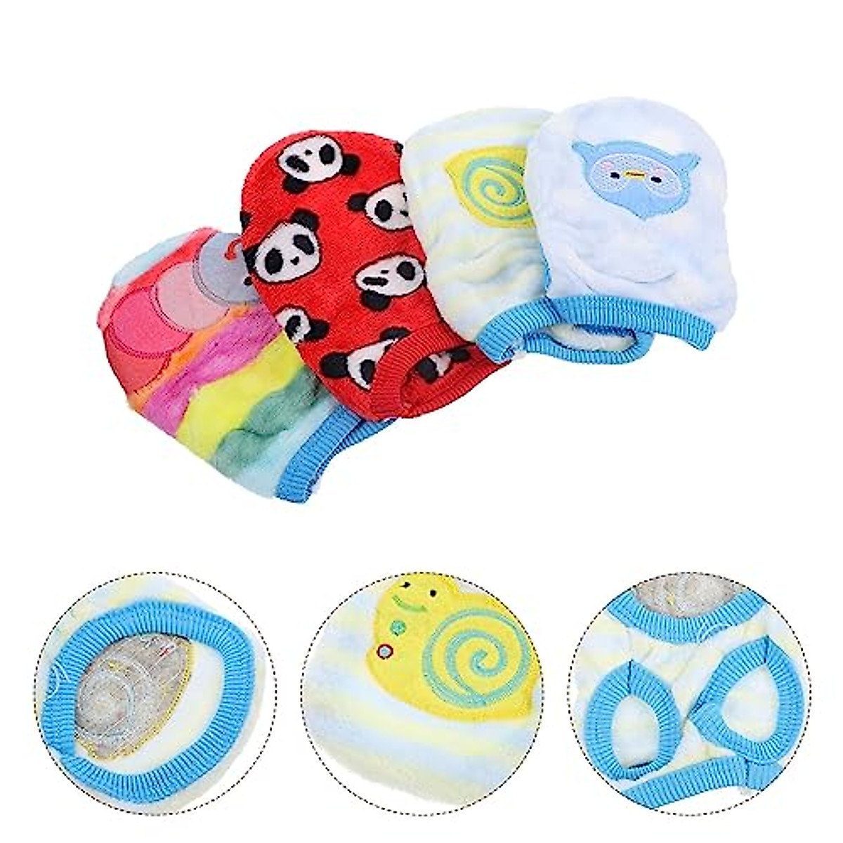 Dog Clothes for Small Dogs, Girl Winter Warm Sweaters Cat Rabbit Bunny Vest Flannel Pet Costume for Chihuahua Dachshunds Cats or Puppy,4 PCS XXS