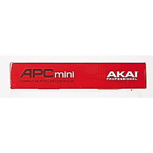 AKAI Professional APC Mini MK2 - USB MIDI Pad Controller for Clip Launching with Ableton Live Lite, 64 RGB Pads, Drum and Note Mode and MIDI Mixer