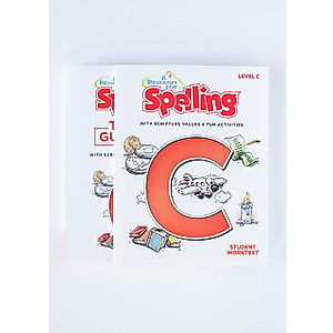 3rd Grade Spelling Homeschool Pack Level C by A Reason Set - Complete Curriculum Kit for Third Graders - Practice Workbook for Words, Vocabulary & Comprehension Skills - Kids Help Learning Workbooks