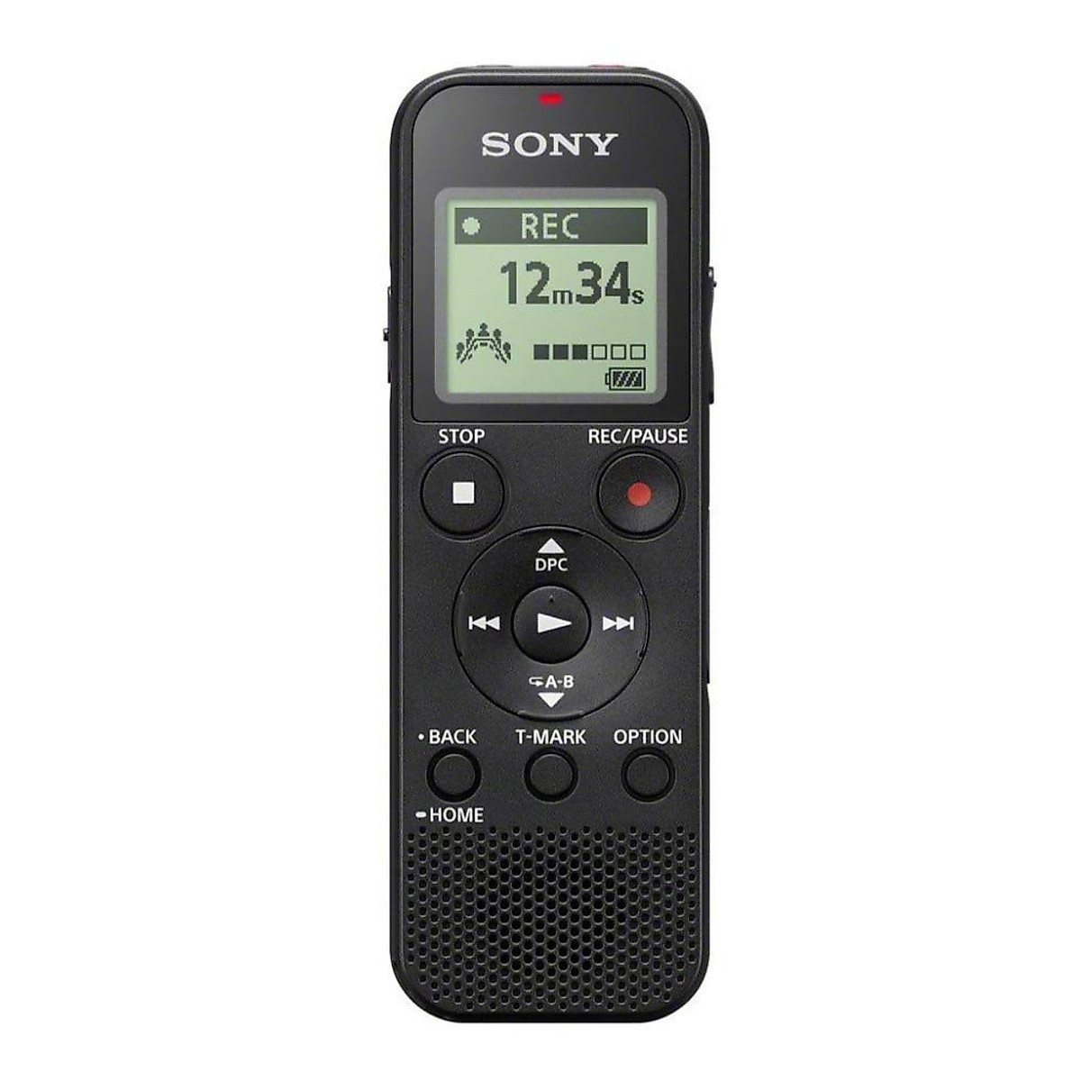 Sony ICD-PX370 Digital Voice Recorder Bundle with 16GB microSDHC Card with Adapter (3 Items)
