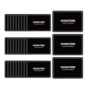 Gigastone SATA SSD 250GB (30-Pack) 2.5 inch SSD 500MB/s Upgrade Laptop PC Memory and Storage PS4 HDD Replacement 2.5" Internal Solid State Hard Drives SATA III SLC Cache 3D NAND Increase Performance