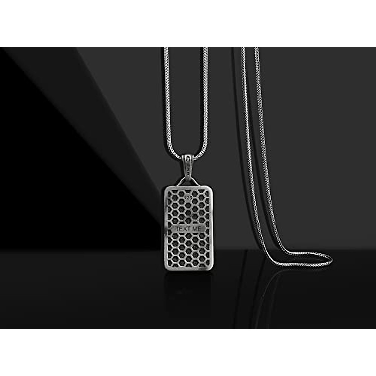 BySilverStone Jewelry - Winged Azrael Personalized Necklace, Angel Of Death With Scythe Customizable Necklace, Best Friend Necklace, Gothic Necklace, Horror Art